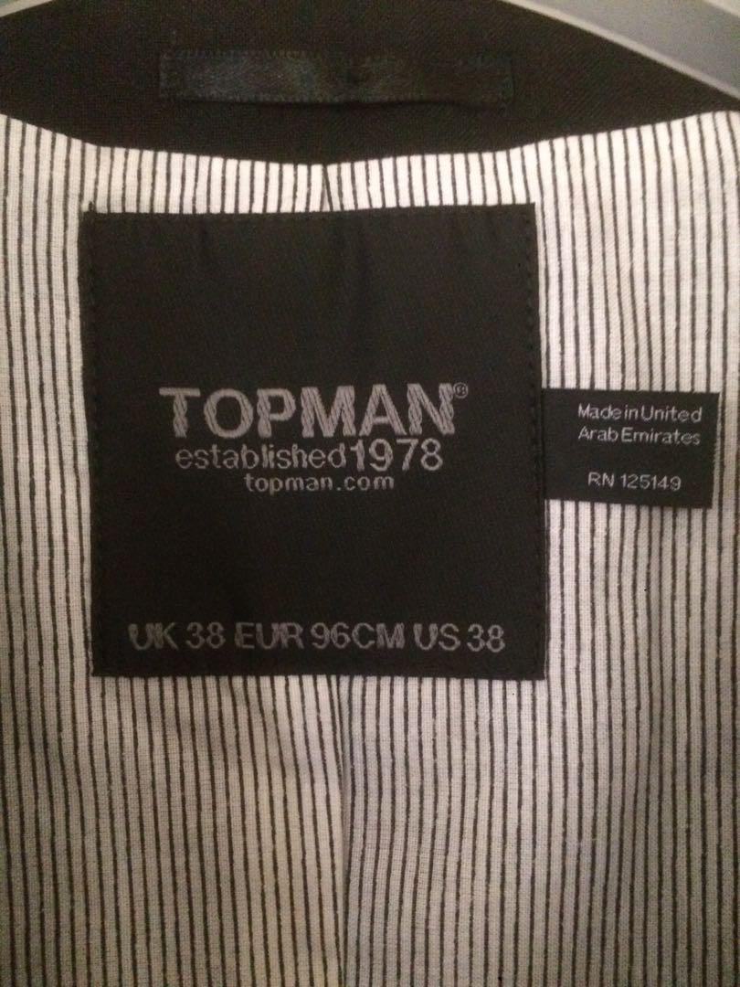 Topman Vest, Men's Fashion, Tops & Sets, Vests on Carousell