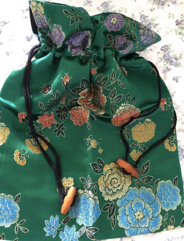Traditional Chinese New Year Silk pouches , Everything Else on Carousell