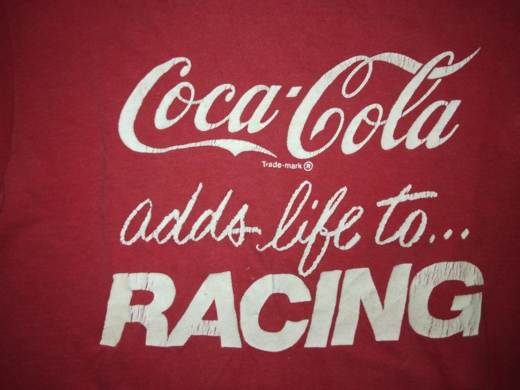 Vintage Coca Cola RACING 1978 T Shirt, Men's Fashion, Tops & Sets ...