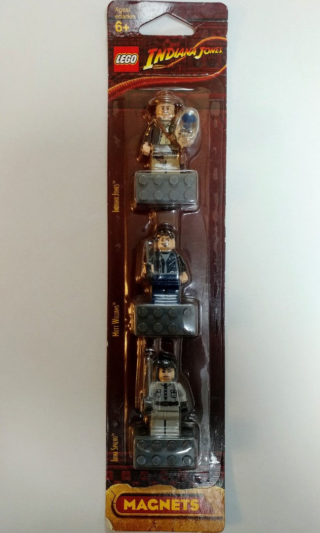 全新未開盒 lego Magnet Set, Minifigures Indiana Jones (3) - Indiana Jones ...