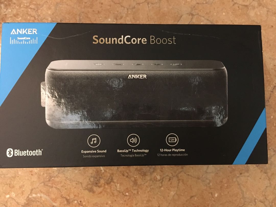 Anker Soundcore Boost Bluetooth Speaker, 音響器材, Soundbar、揚聲器、藍牙喇叭、耳擴 ...