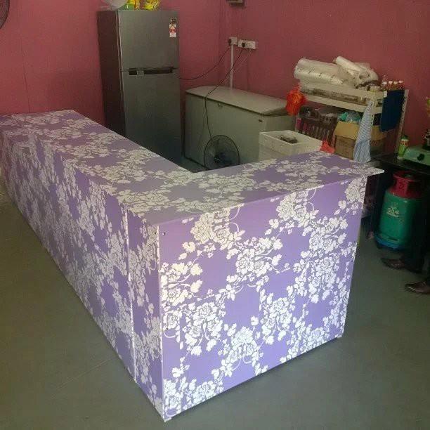 Custom Made All Type Of L Shape Cashier Counter ( Boltless ), Furniture ...