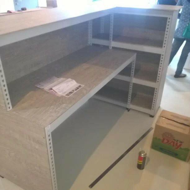 Custom Made All Type Of L Shape Cashier Counter ( Boltless ), Furniture ...