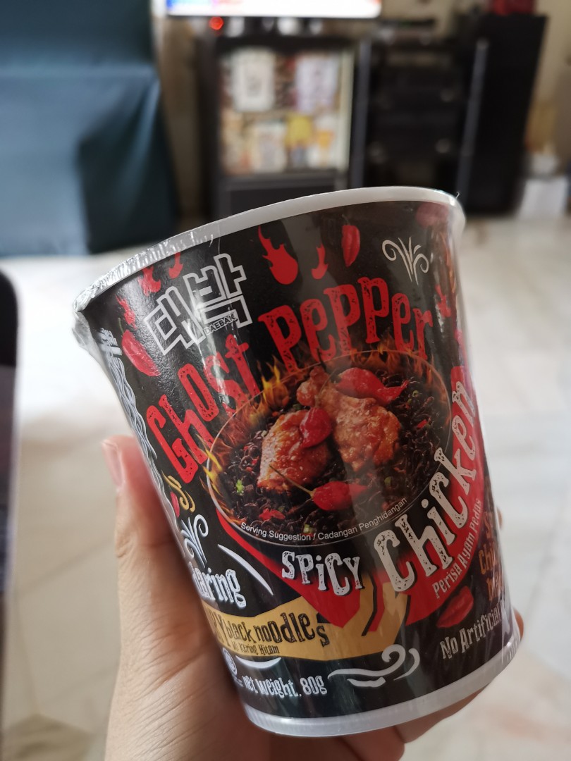 Daebak Ghost Pepper Spicy Chicken Instant Noodle, Food & Drinks, Rice ...