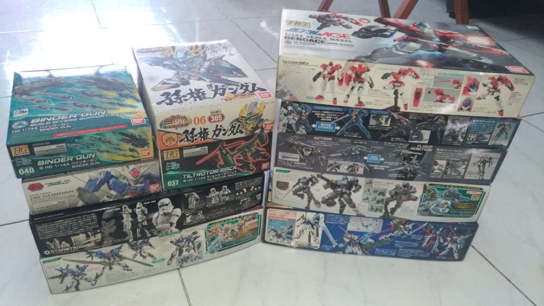 Gundam Lot, Hobbies & Toys, Toys & Games on Carousell