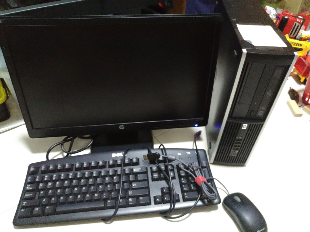 HP i5 CPU SET COMPLETE keyboard mouse monitor, Computers & Tech, Parts ...