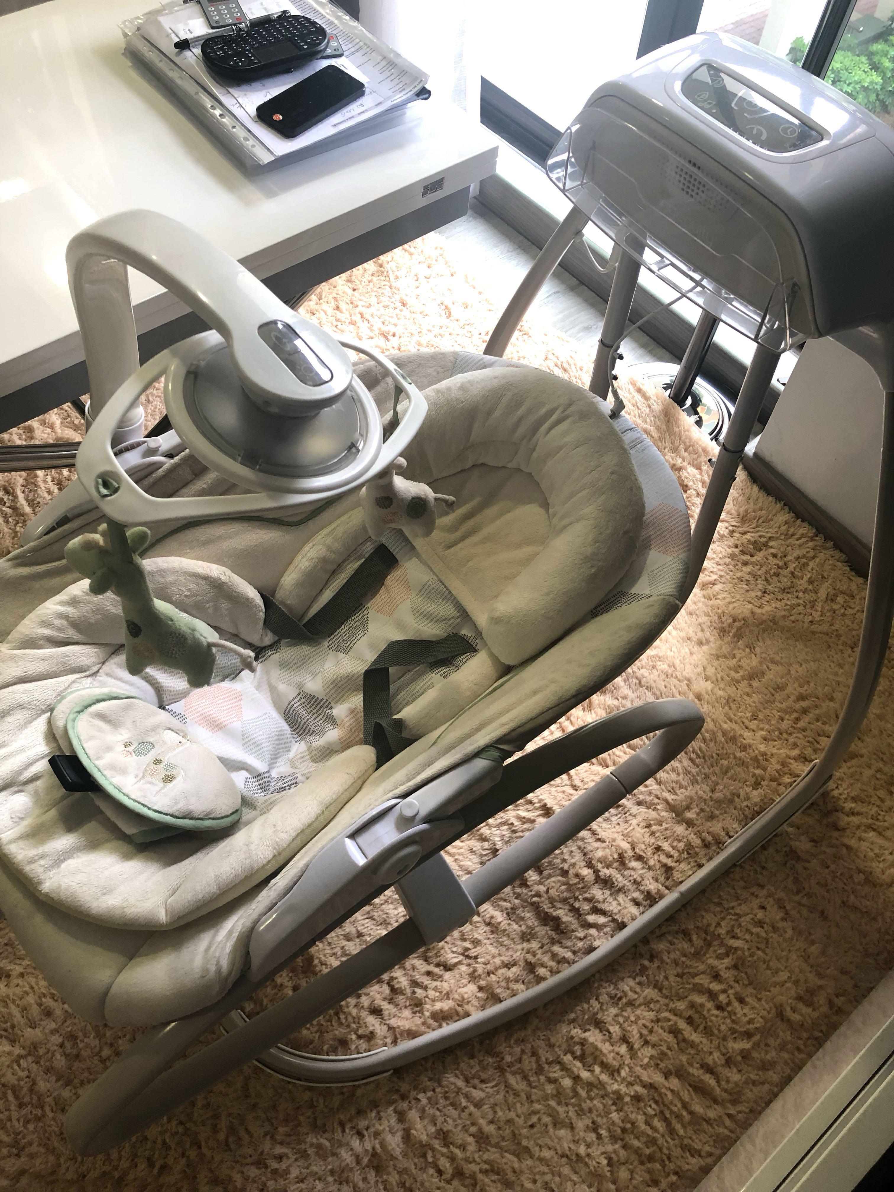 Ingenuity 4 in 1 automatic baby swing rocker, Babies & Kids, Infant ...