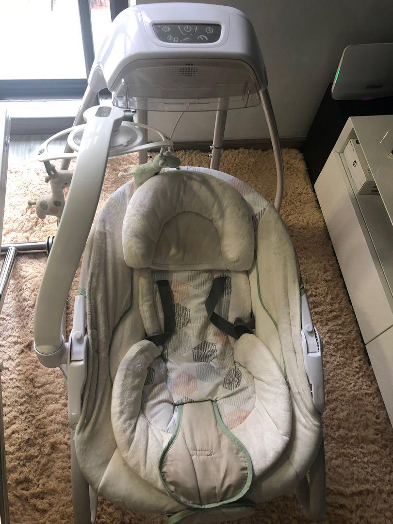 Ingenuity 4 in 1 automatic baby swing rocker, Babies & Kids, Infant ...