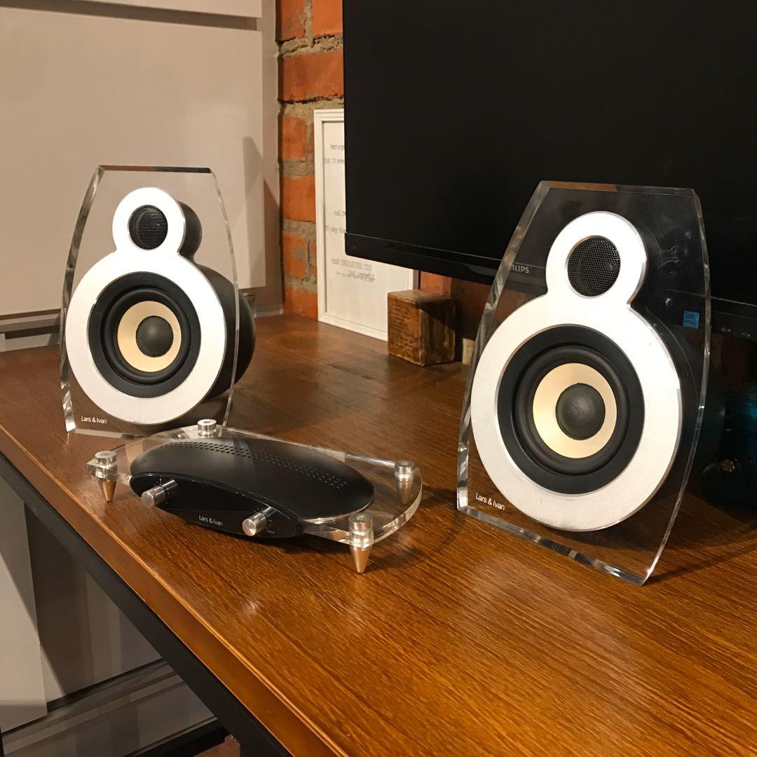 Lars and Ivan designer desktop hi fi audio computer speaker system ...