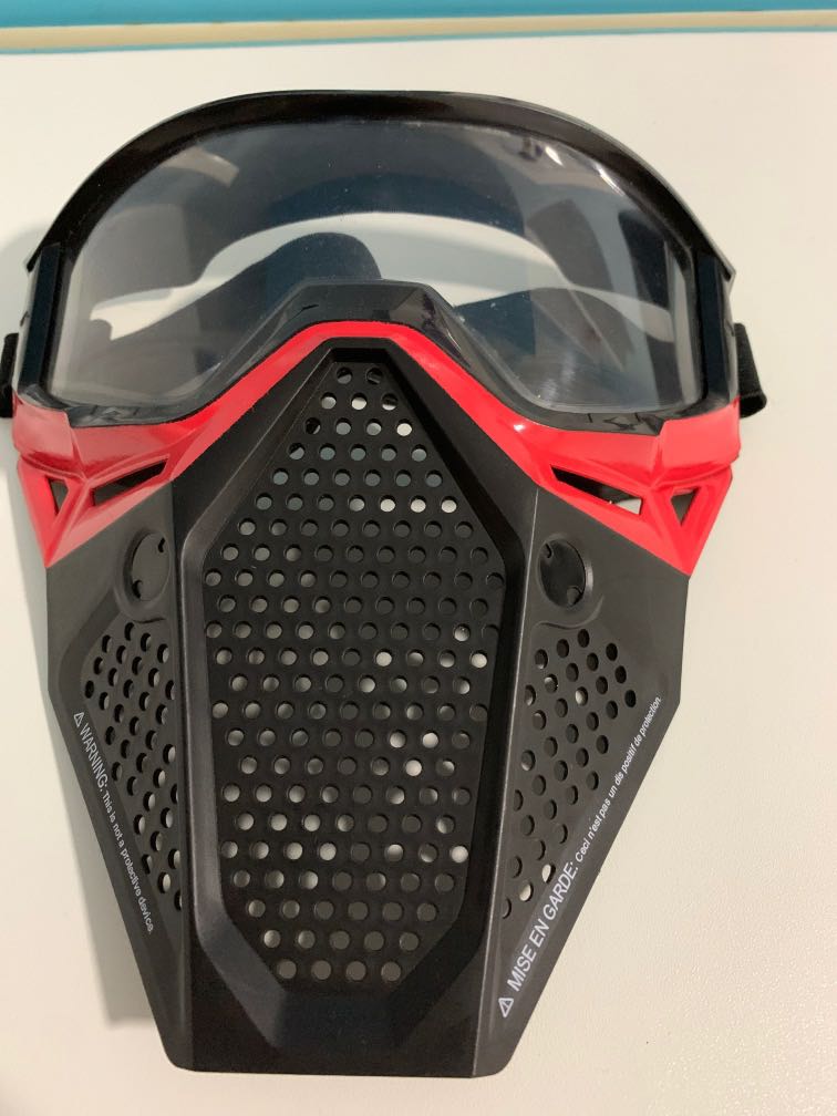 Nerf red rival mask, Hobbies & Toys, Toys & Games on Carousell