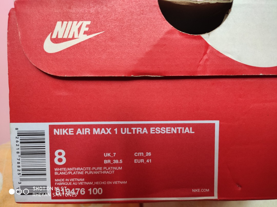 Nike Airmax 1 ultra essential, Men's Fashion, Footwear, Sneakers on ...