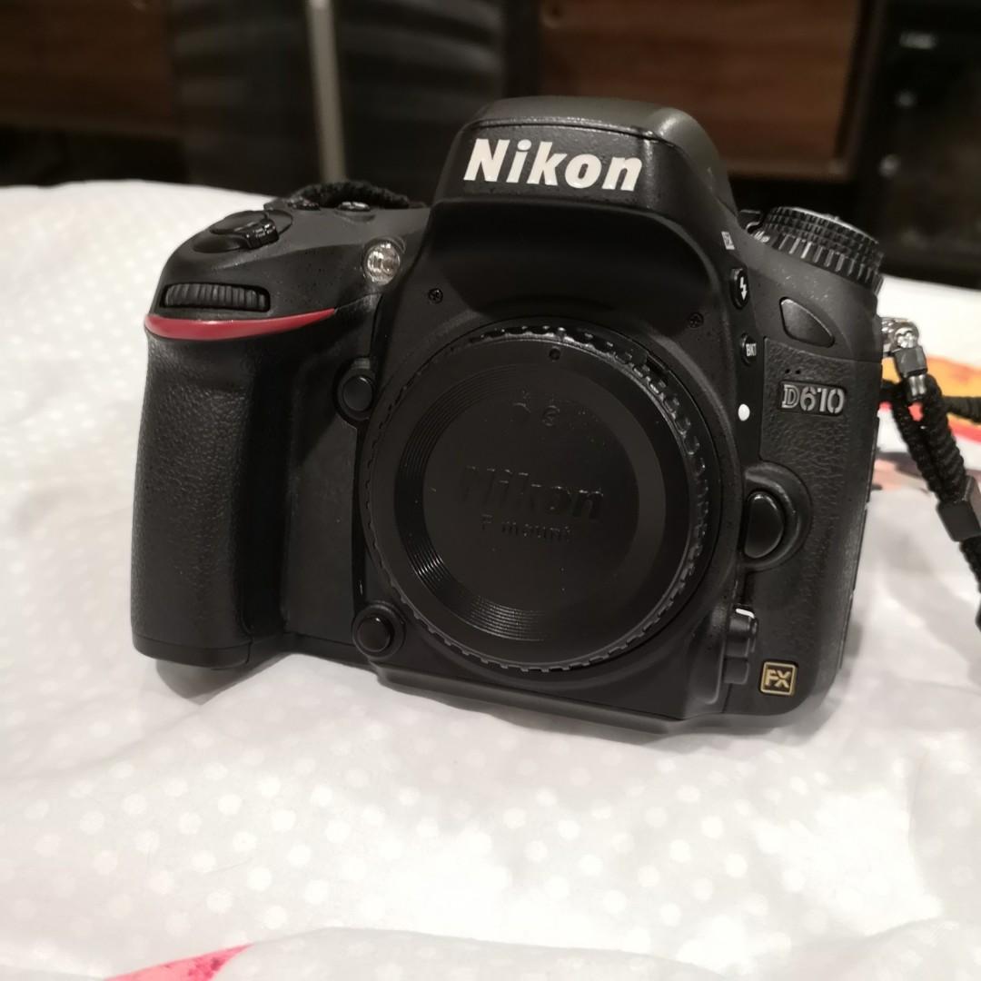 Nikon D610 (8.5k shutter count), Photography, Cameras on Carousell