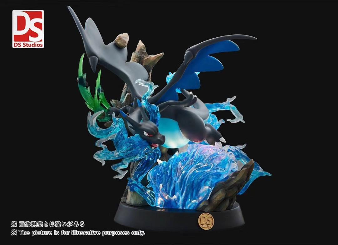 [READY STOCK] DS STUDIOS Pokemon Statue Mega Charizard X, Hobbies ...