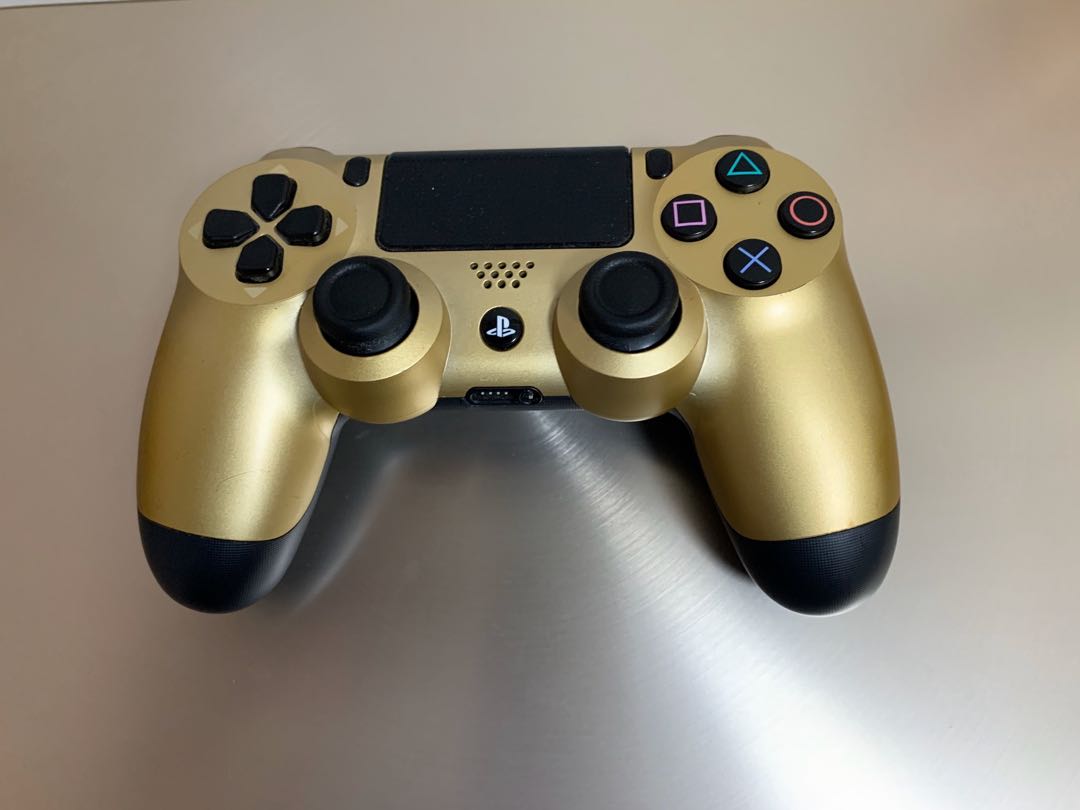 PS4 Controller - Gold, Video Gaming, Gaming Accessories, Controllers on ...