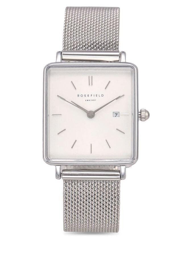 Rosefield The Boxy Watch, 名牌, 手錶 - Carousell