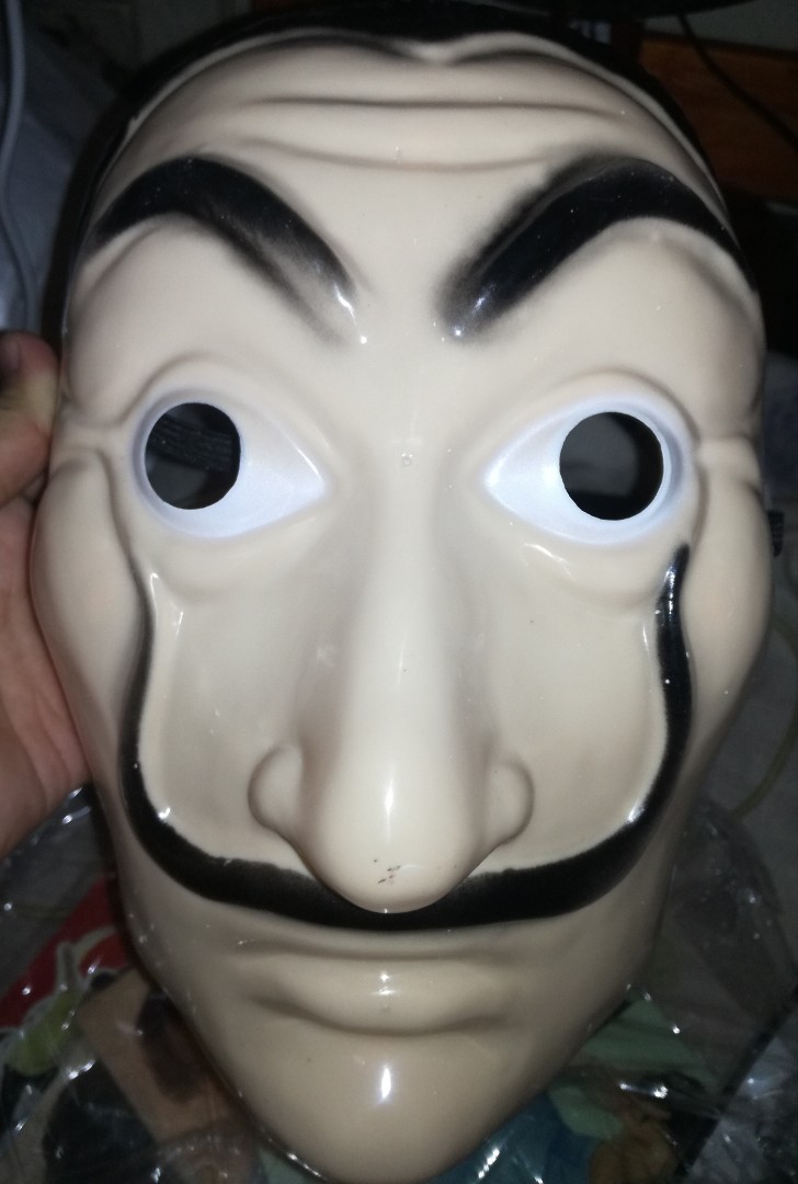 Salvador Dali Mask (Money Heist), Hobbies & Toys, Toys & Games on Carousell