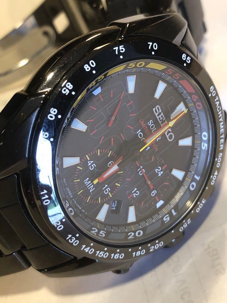 Seiko Watch solar V175 limited edition chrono, Men's Fashion, Watches ...