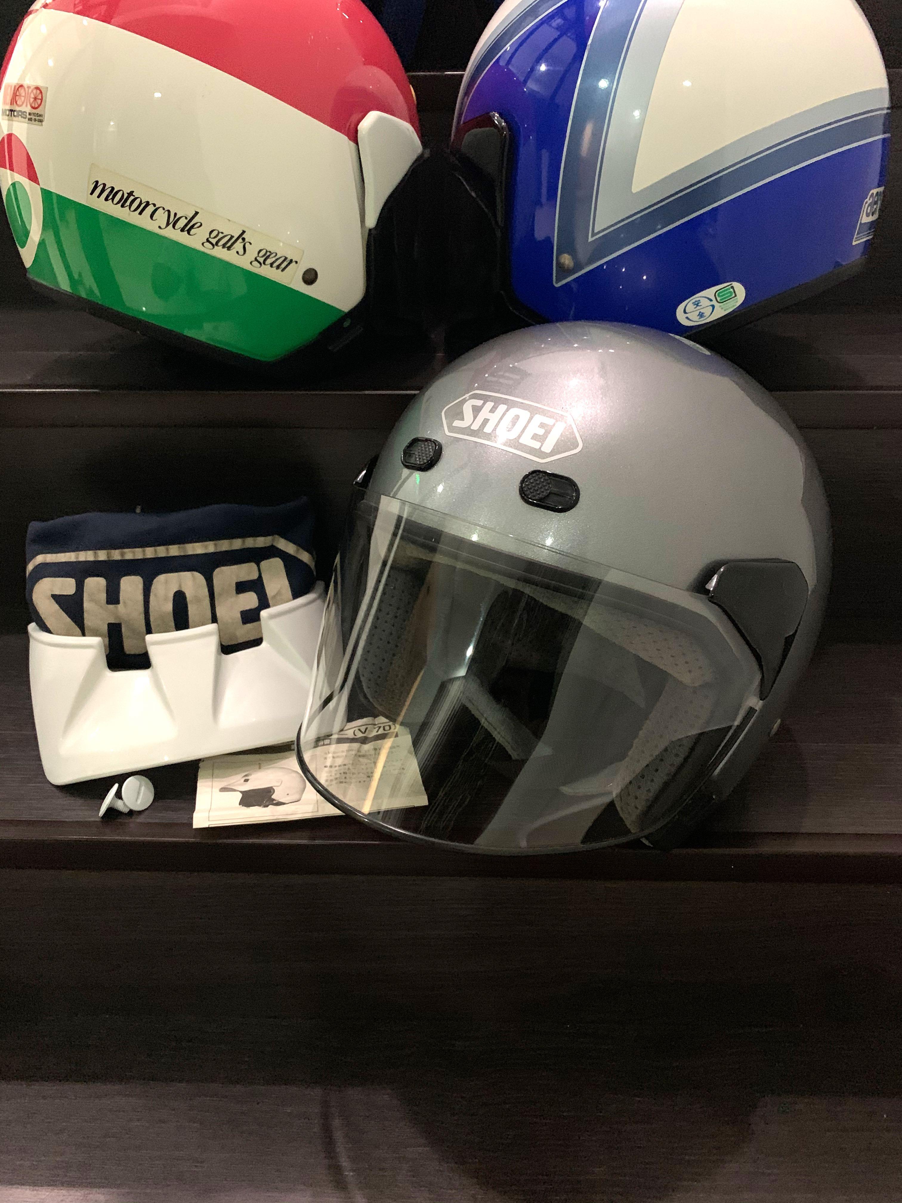 Shoei Retro, Motorcycles, Motorcycle Apparel on Carousell