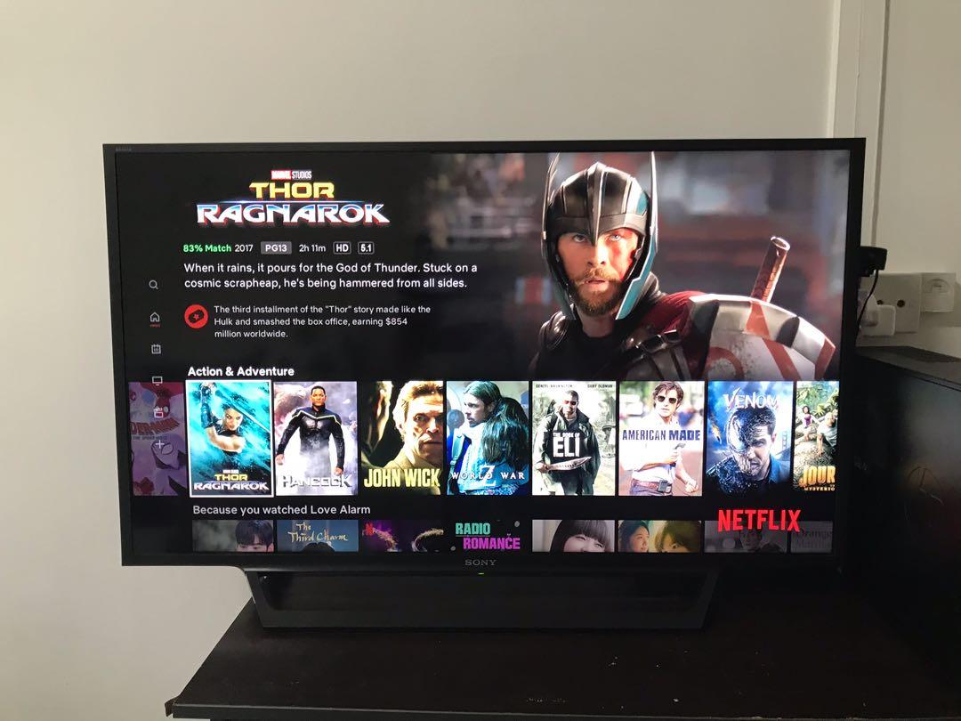 Sony KDL 40W650D 40inch Full HD Smart TV with Remote, TV & Home ...