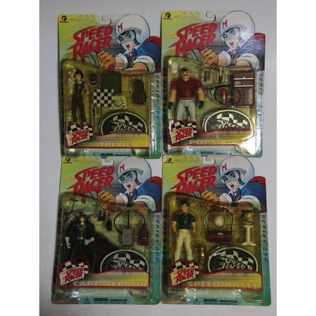 Speed Racer Resaurus Series 1 Complete Set of 4 MIB Captain Terror ...