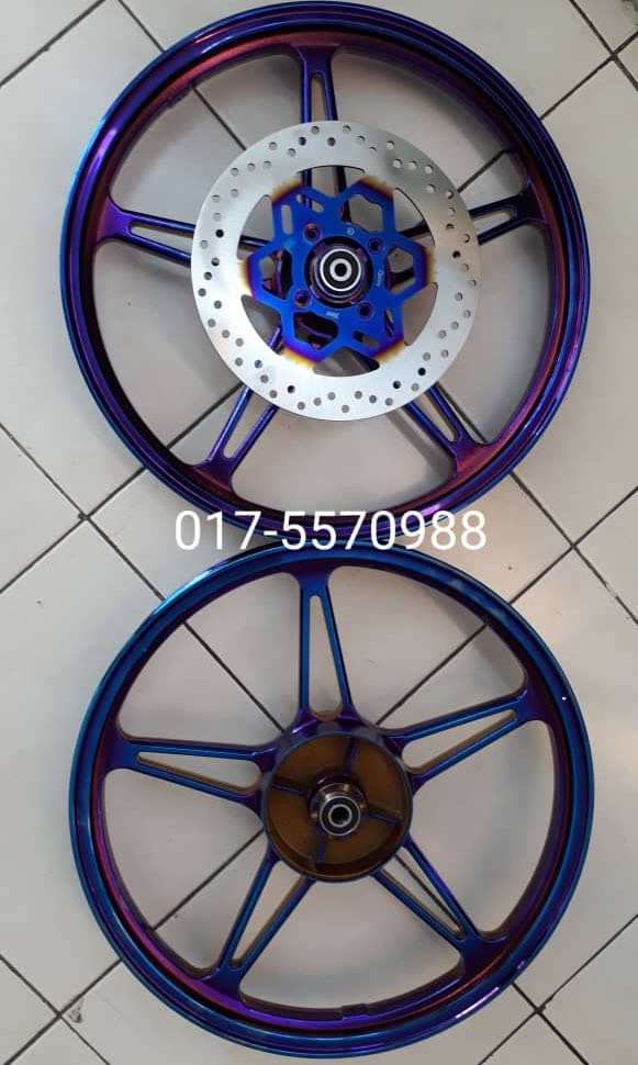 sport rim titanium super lativo, Auto Accessories on Carousell