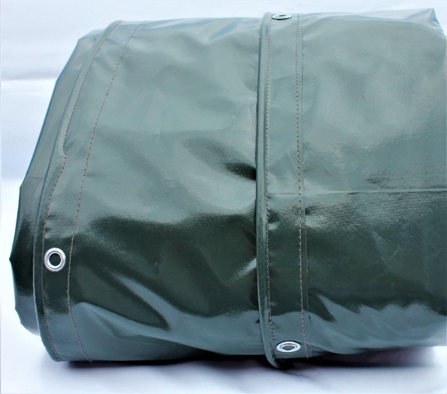 Super A Nylon 8ft x 12ft Olive OD PVC Tarpaulin Vinylon Ready Made ...