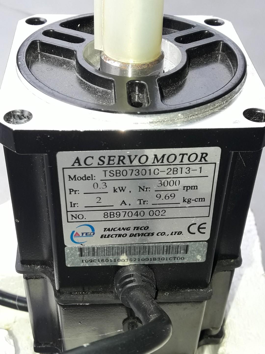 TECO AC Servo Motor 300W, Computers & Tech, Parts & Accessories ...