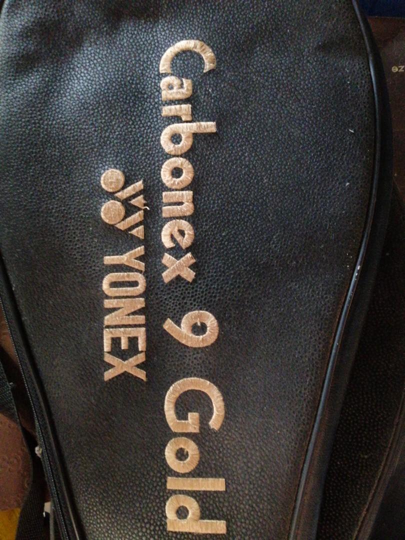 Yonex Badminton Racket CARBONEX 9 GOLD, Sports Equipment, Sports & Games, Racket & Ball Sports ...