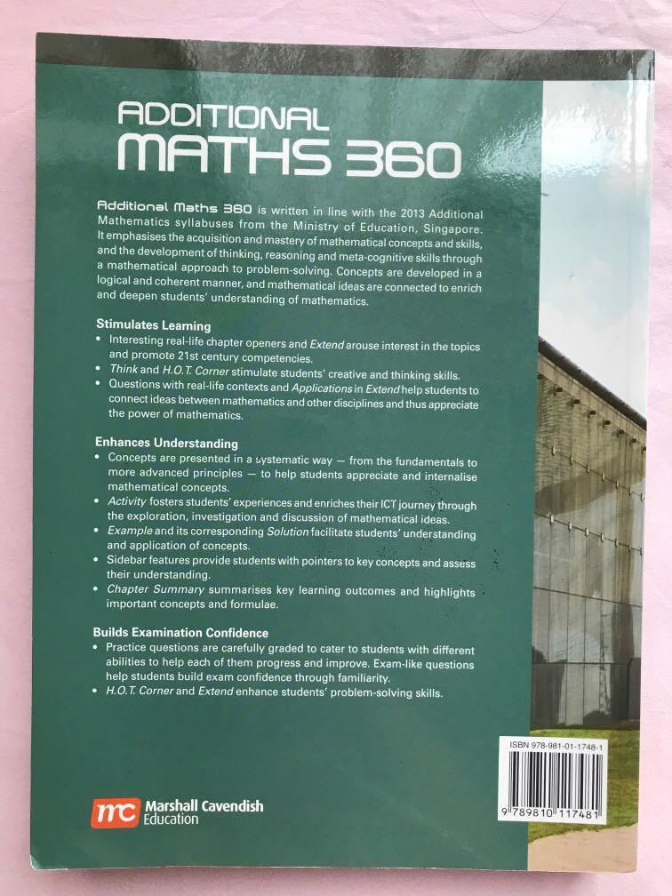 Additional Maths 360 Textbook Hobbies Toys Books Magazines Additional Maths 360 Textbook Hobbies Toys Books Magazines