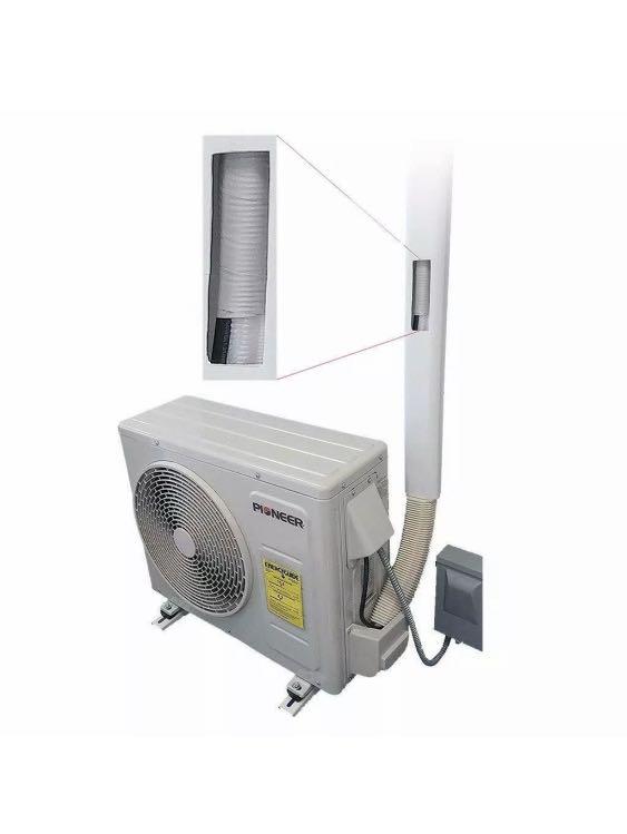 Aircon Wire & Drainage Line PVC Decorative Cover Kit, Furniture & Home ...