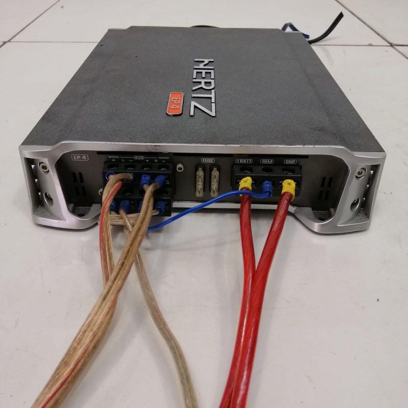 Amplifier HERTZ EP4 (RS956), Car Accessories, Accessories on Carousell