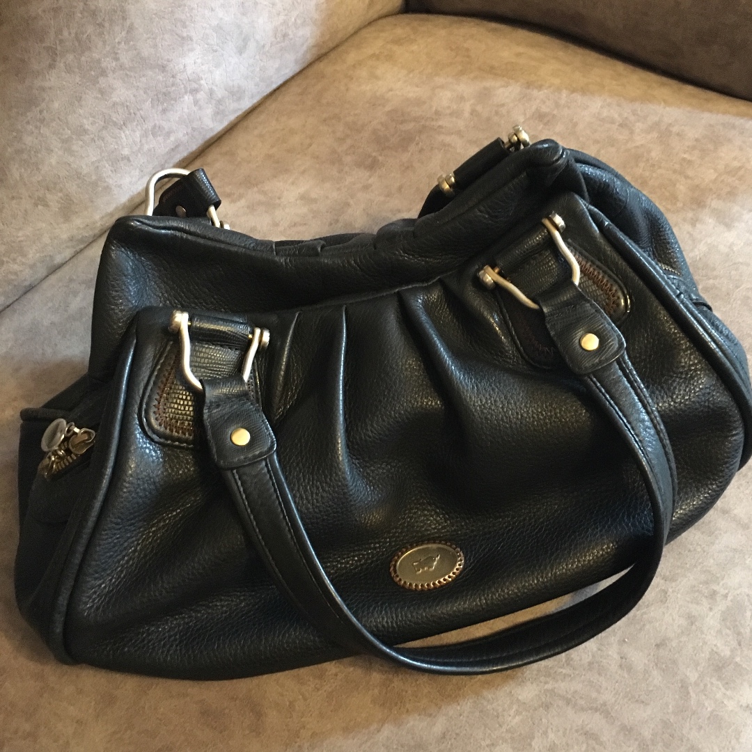 Braun Buffel Leather Handbag, Women's Fashion, Bags & Wallets, Purses ...