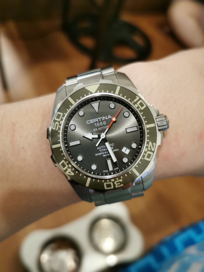 Certina Titanium DS Action Diver, Men's Fashion, Watches & Accessories ...