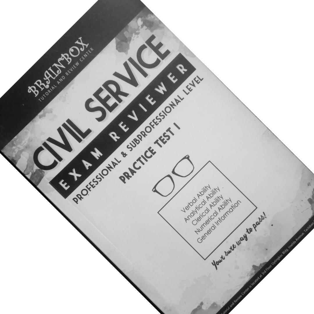 Civil Service Exam Reviewer, Hobbies & Toys, Books & Magazines ...