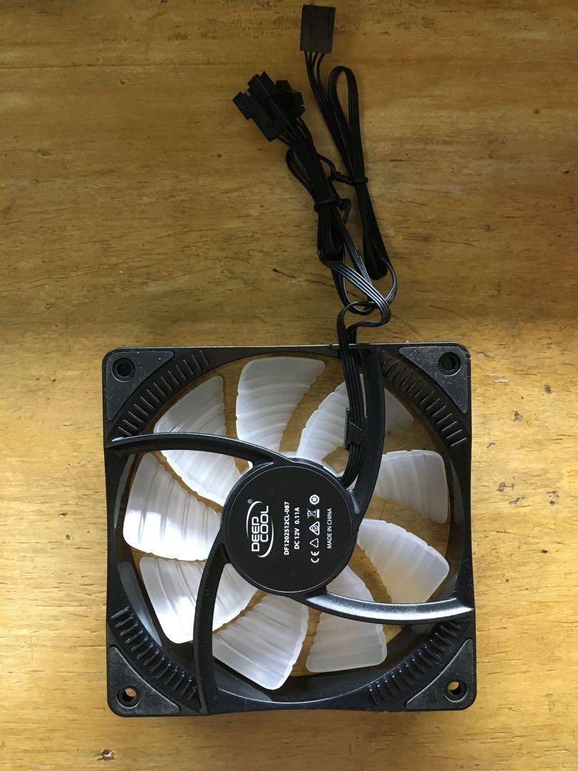 Deep cool RF120M RGB cooling fan, Computers & Tech, Parts & Accessories ...