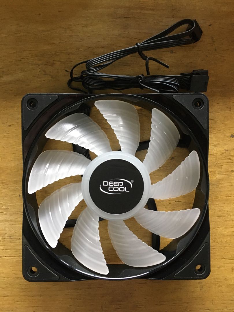 Deep cool RF120M RGB cooling fan, Computers & Tech, Parts & Accessories ...