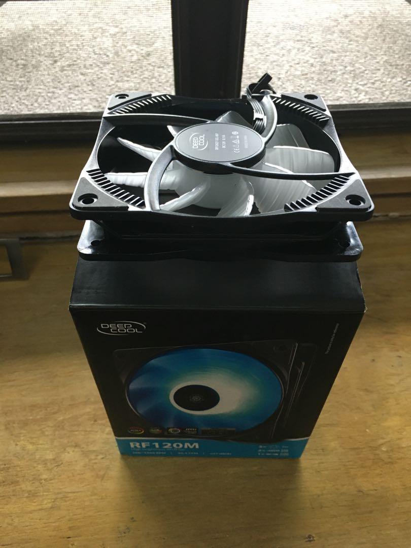 Deep cool RF120M RGB cooling fan, Computers & Tech, Parts & Accessories ...