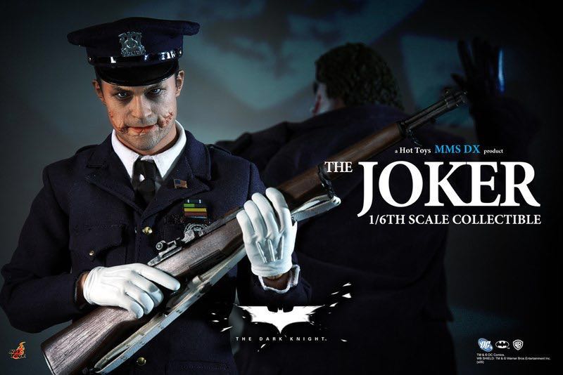 Displayed hot toys original dx police joker the dark knight loose ...