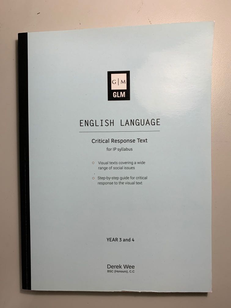 english language critical response text for IP syllabus, Hobbies & Toys ...