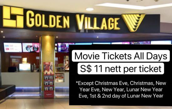 GV Golden Village Movie Ticket, Entertainment, Gift Cards & Vouchers on ...
