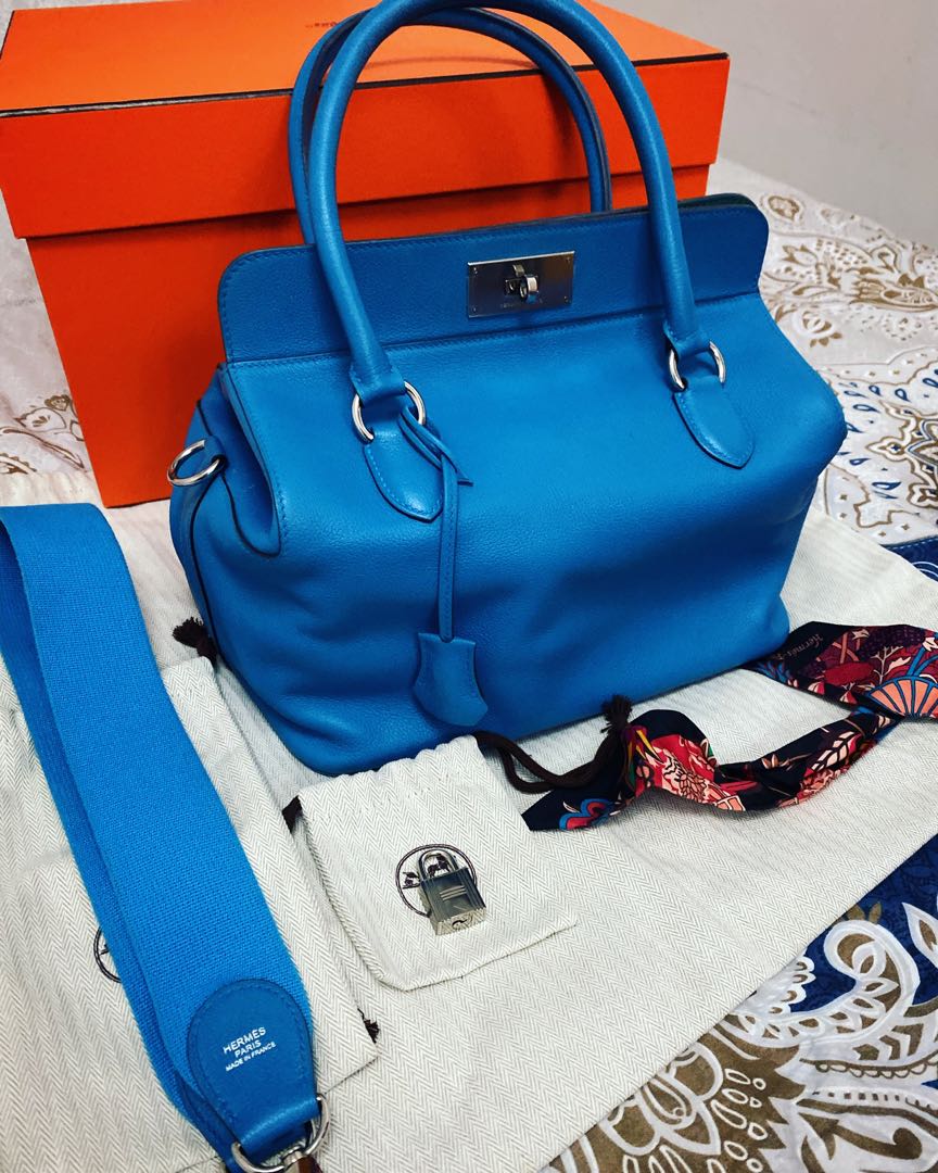 Hermes toolbox, Luxury, Bags & Wallets on Carousell