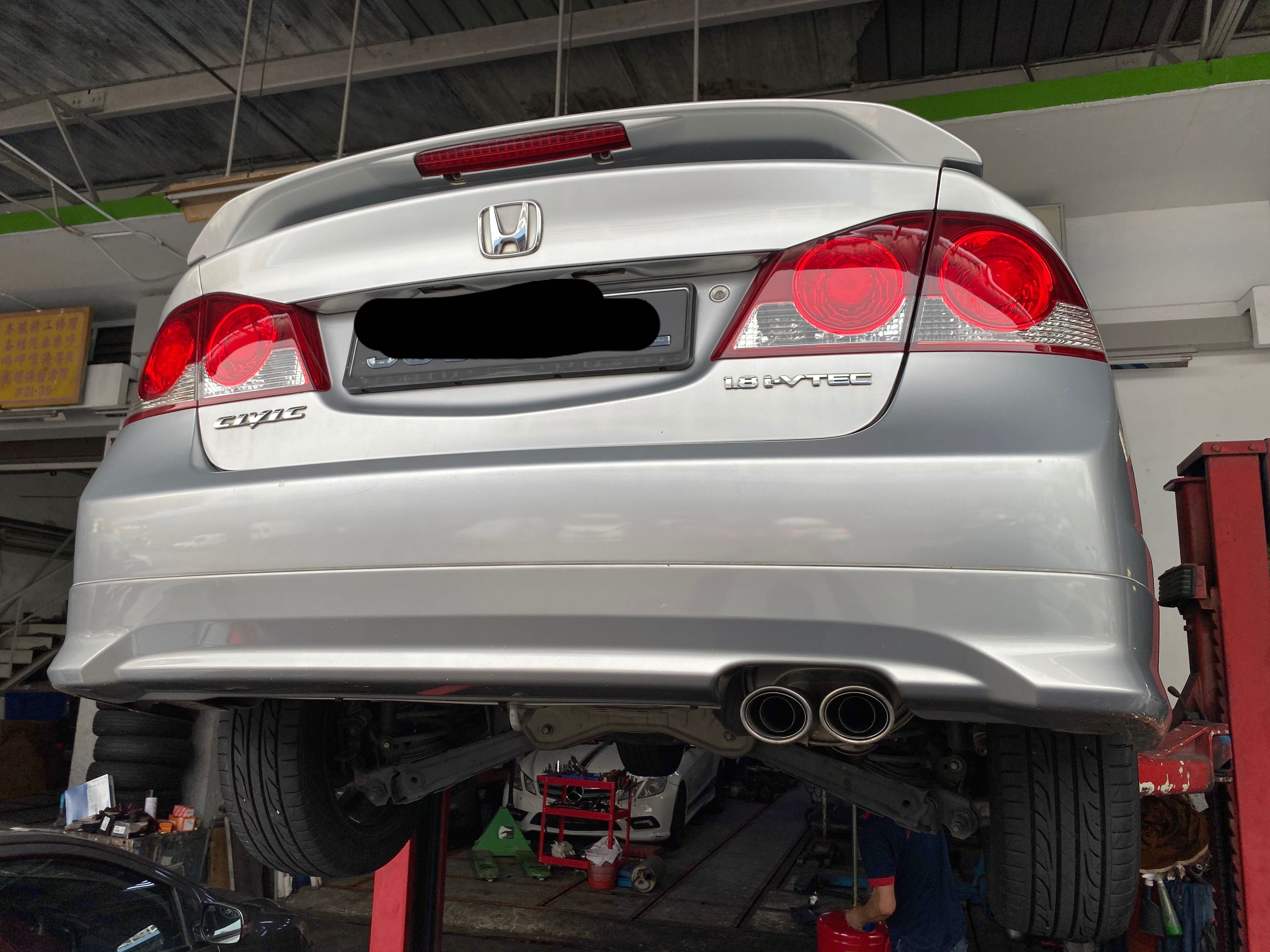Honda Civic Fd1 fd2 Fd4 fd rear Mugen bumper, Car Accessories ...