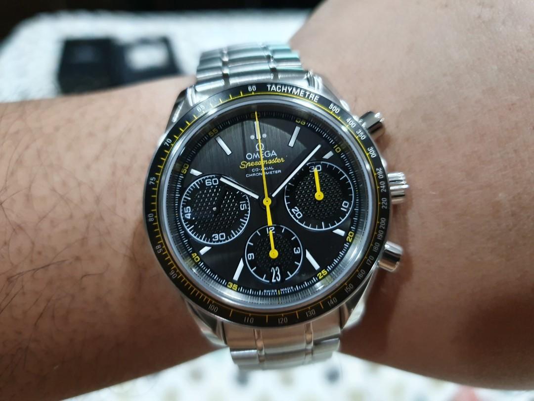 Omega Speedmaster Racing Gray Dial, Luxury, Watches on Carousell