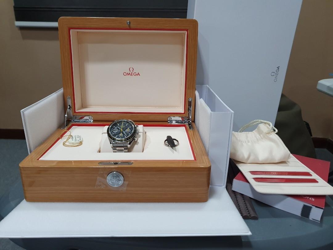 Omega Speedmaster Racing Gray Dial, Luxury, Watches on Carousell