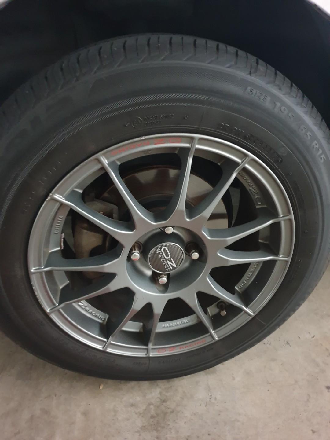 Pre owned 15" Original OZ racing rim for sale, Car Accessories, Tyres ...