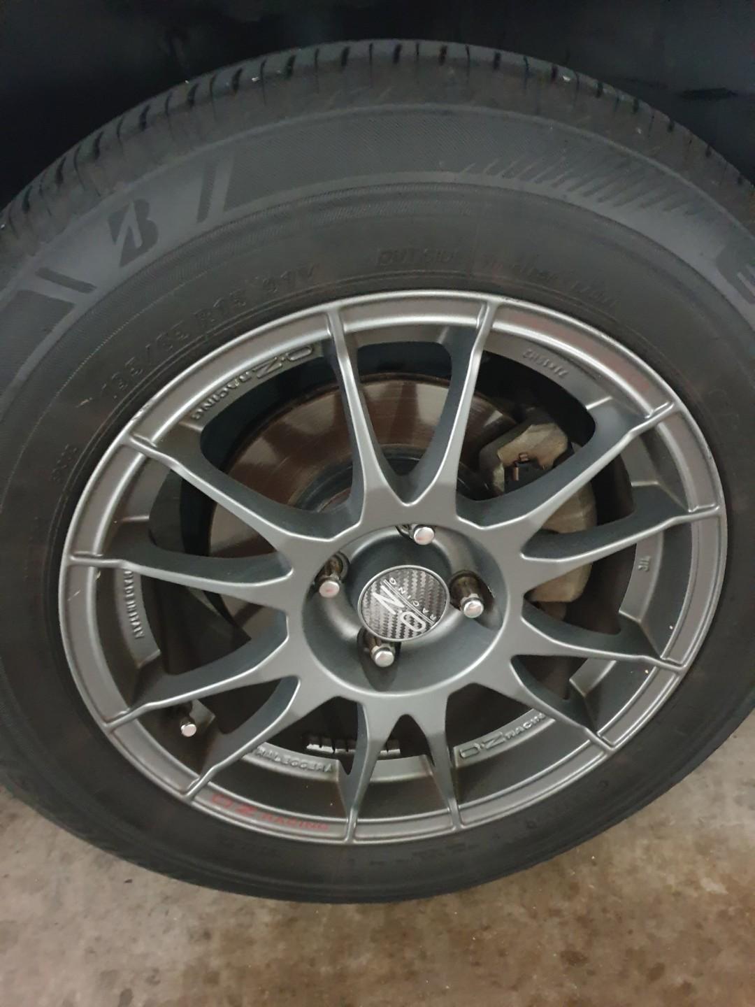 Pre owned 15" Original OZ racing rim for sale, Car Accessories, Tyres ...