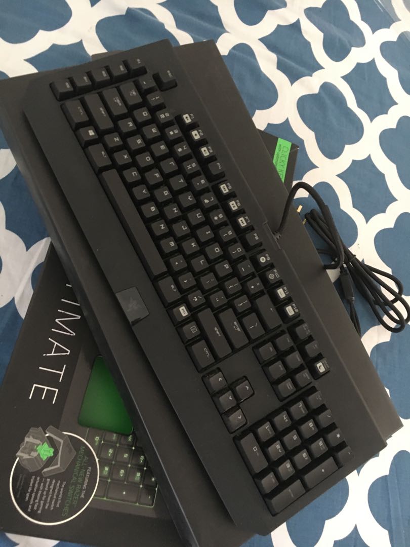 Razer Blackwidow Ultimate Gaming Keyboard, Computers & Tech, Parts ...