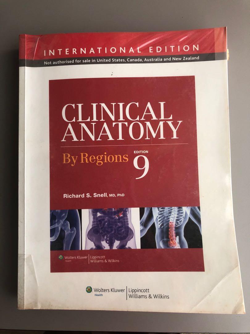 Richard Snell Clinical Anatomy Edition 9, Hobbies & Toys, Books ...