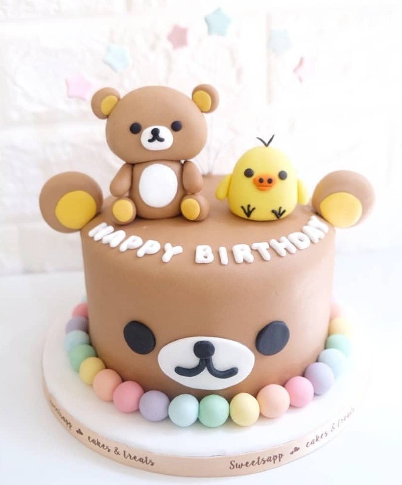 Rilakkuma Cake, Food & Drinks, Homemade Bakes on Carousell