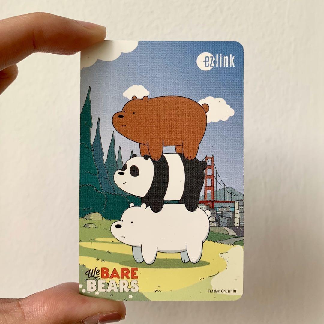 We Bare Bears ezlink card (Limited Edition!), Tickets & Vouchers ...